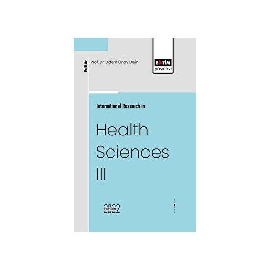 International Research In Health Sciences Iıı Kitabı ve Fiyatı