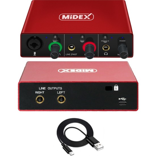 Midex MX2020-GLX-500 PRO Midex Ses Kartı ve Condenser Fiyatı