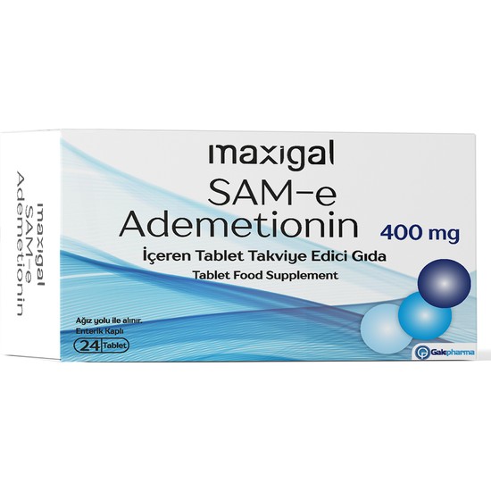 Maxigal Sam-E (Ademetionin) 400 Mg 24 Tablet Fiyatı
