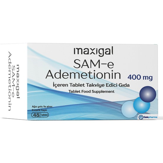 Maxigal Sam-E (Ademetionin) 400 Mg 48 Tablet Fiyatı
