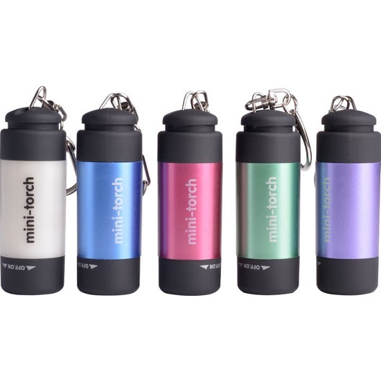 Tuz Golu USB Şarjlı Anahtarlık El Feneri Mavi (Yurt Fiyatı