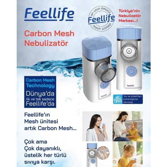 Feellife Air Pro 3 Mesh Hava Makinesi Nebulizatör Fiyatı