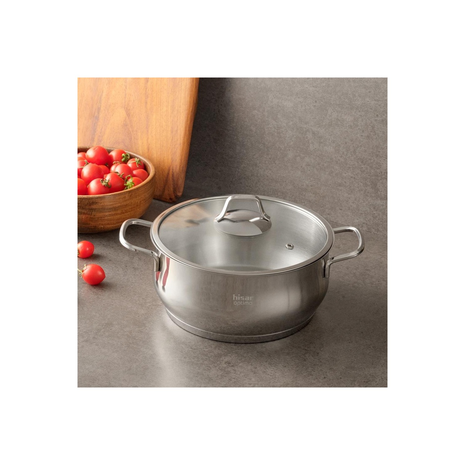 Hisar Optima Bergama Çelik 22 cm Derin Tencere Fiyatı