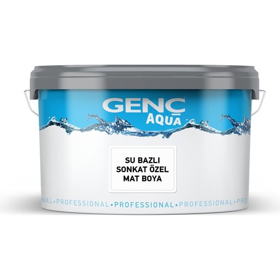 Genç İç Mekan Su Bazlı Sonkat Özel Mat Son Kat Boya Beyaz 2.5 kg ...