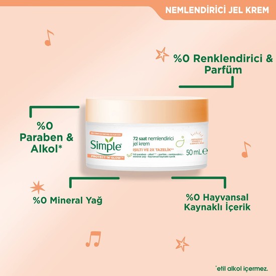 Simple Protect 'n' Glow 72 Saat Nemlendirici Jel Krem Fiyatı