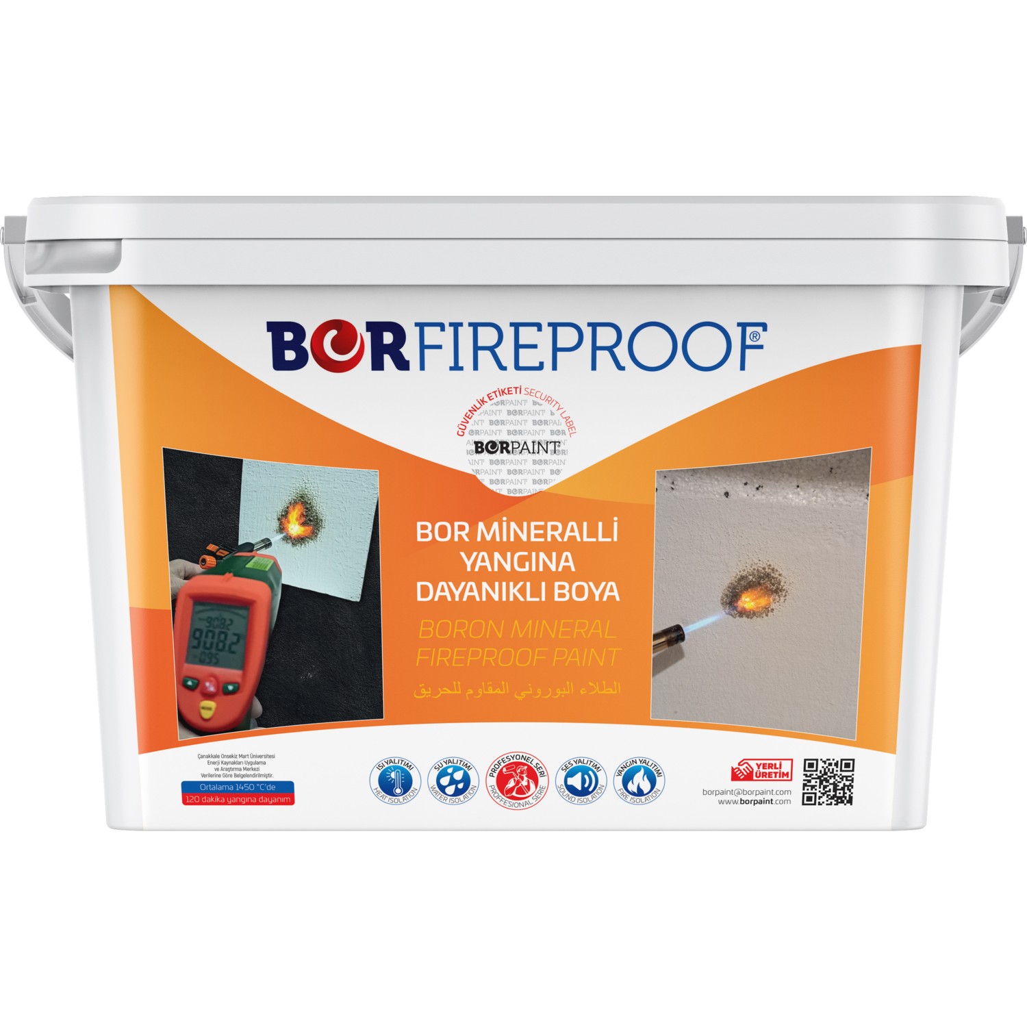 Borpaint Bor Fıreproof Yangına Dayanıklı Boya 4kg Fiyatı