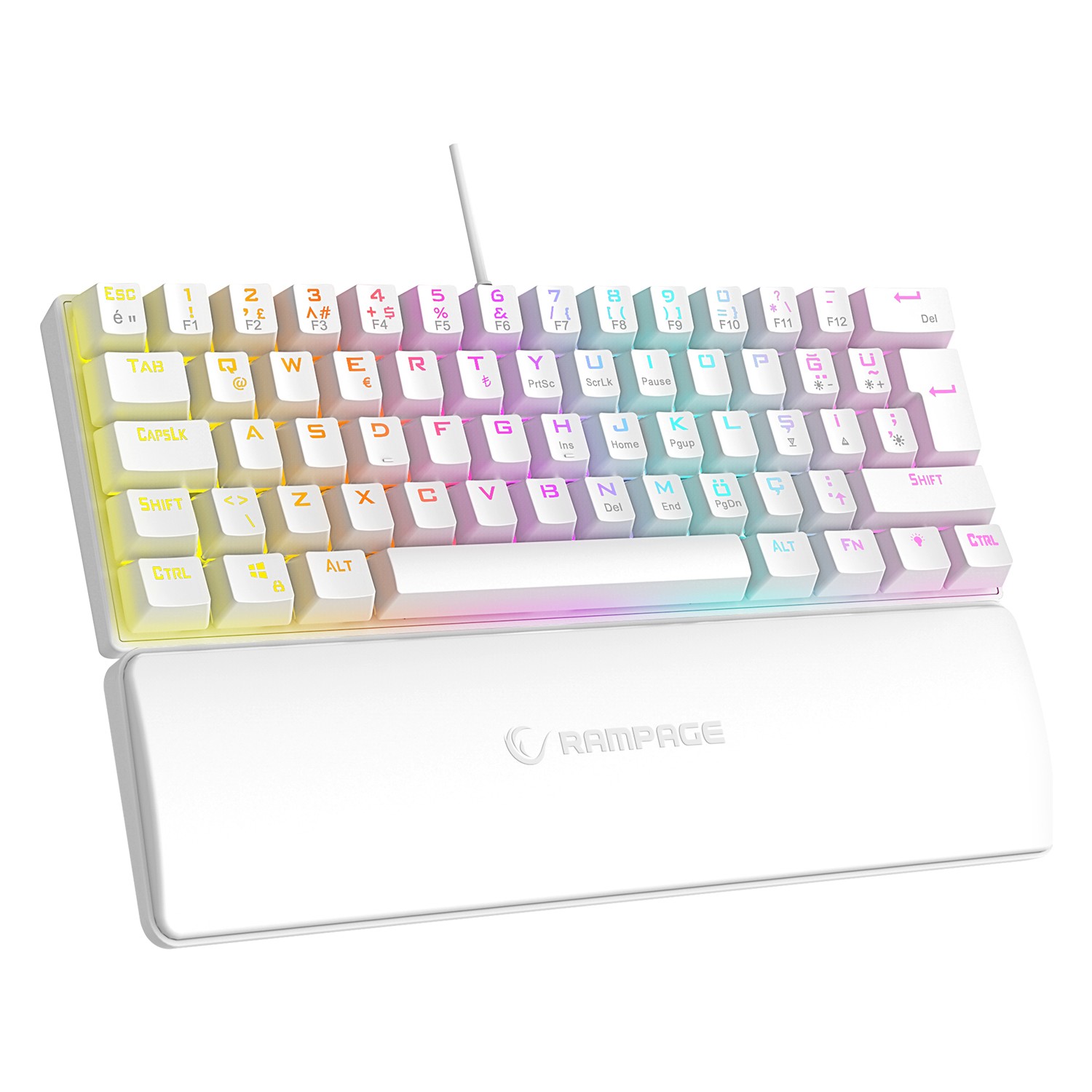 Rampage Plower Ally K11 Beyaz 12 Işık Modlu Mekanik Bilek Fiyatı