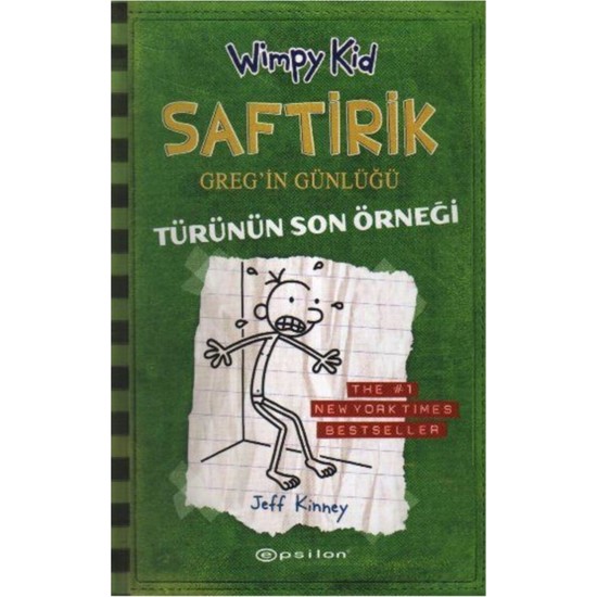 Saftirik Greg`in Günlüğü 3 Türünün Son Örneği Jeff Kinney Kitabı