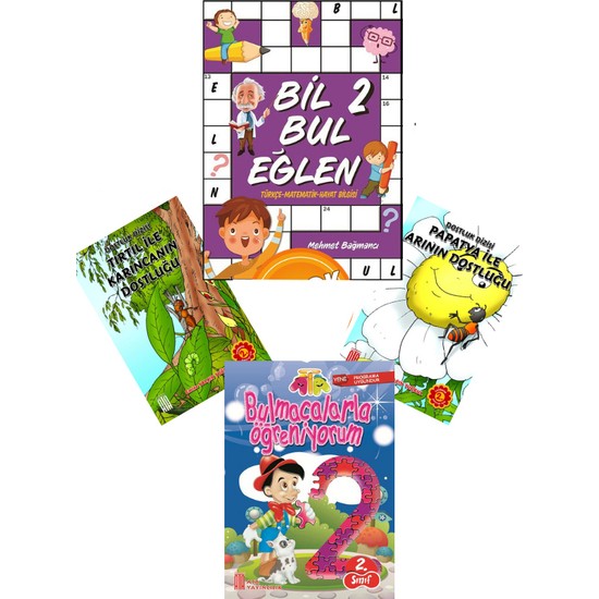 2. Sınıf Bil Bul Eğlen Kitabı +Bulmacalarla Kitabı