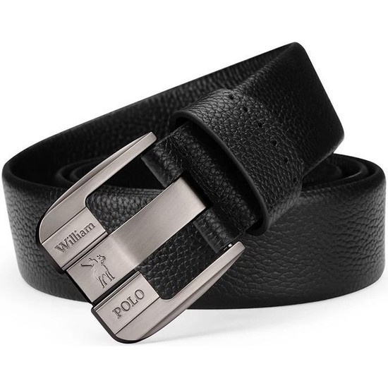 William Polo Williampolo Italyan Hakiki Deri 130 cm Siyah Fiyatı
