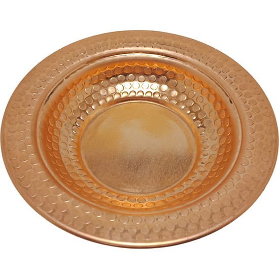 Elden Eve Bakır Saf Bakır Tabak/çerezlik/sunum Tabağı Fiyatı