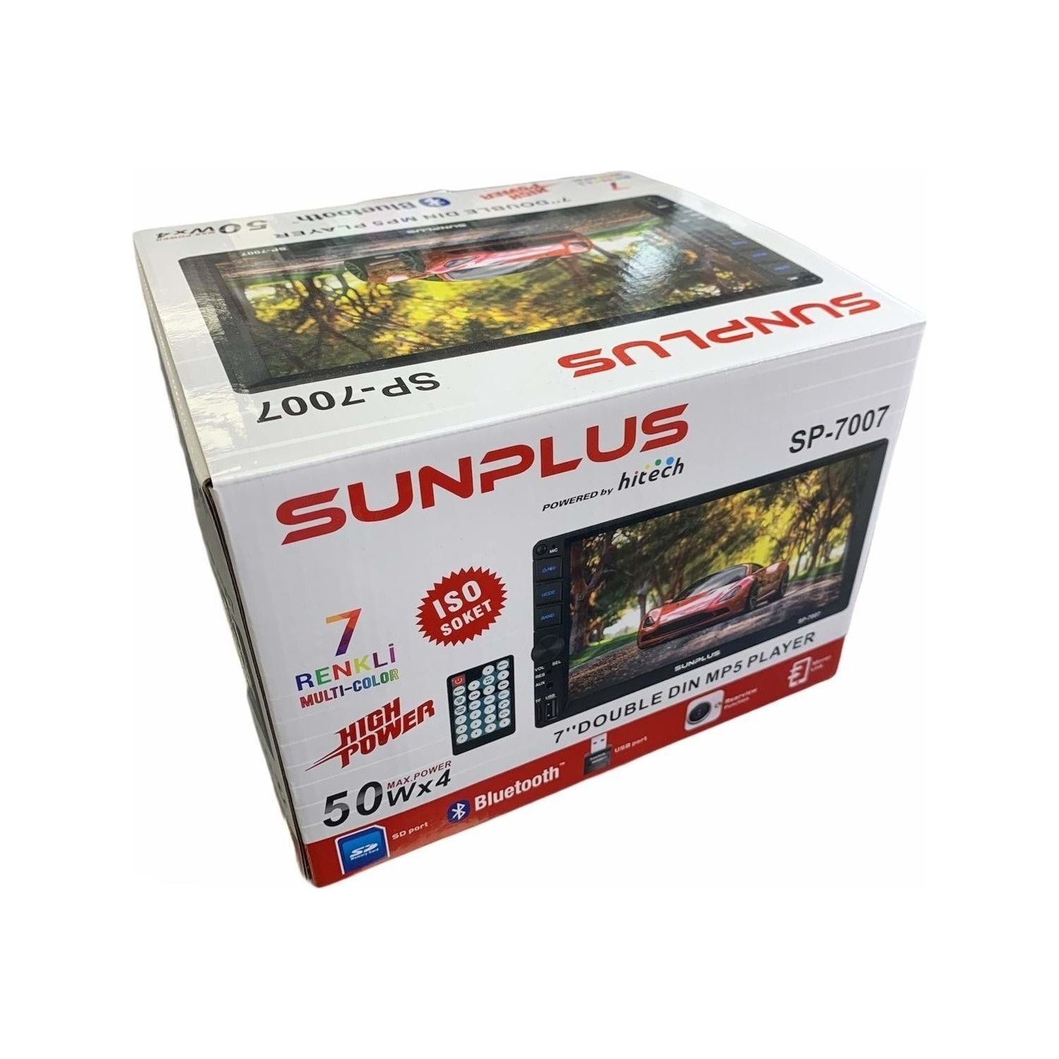 Sun Plus Sunplus SP-7007 7 Inç 7 Renkli Double 4X50 Watt Fiyatı