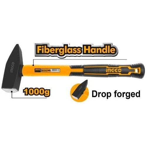 Ingco Fiberglass Saplı Makinist Çekiç HMH881000 1000GR Fiyatı