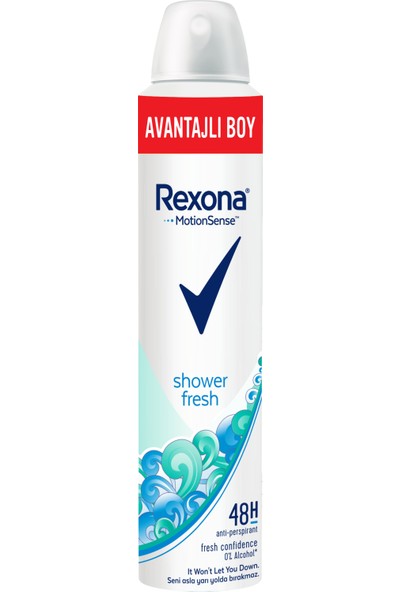 Rexona Shower Fresh Kadın Sprey Deodorant 200 ml