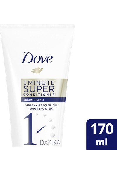 Dove 1M Yoğun Onarıcı Süper Saç Kremi 170 ML Dove 1M Yoğun Onarıcı Süper Saç Kremi 170 ML