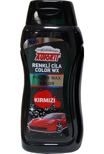 Autokit Renkli Cila Kırmızı