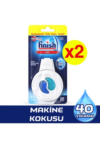 Finish Deo Makine Kokusu 4 ml x 2'li Set