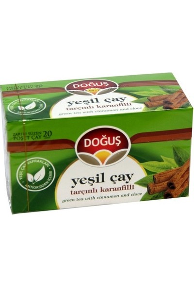 Doğuş Yeşil Çay Tarçın Karanfil 20'li Doğuş Yeşil Çay Tarçın Karanfil 20'li