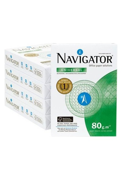 Navigator A4 80 Gr/m² Fotokopi Kağıdı (5'li Paket / Koli) Navigator A4 80 Gr/m² Fotokopi Kağıdı (5'li Paket / Koli)