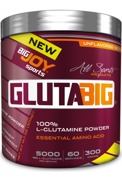 Bigjoy Sports Glutabig Powder L-Glutamin Amino Asit 300g Bigjoy Sports Glutabig Powder L-Glutamin Amino Asit 300g