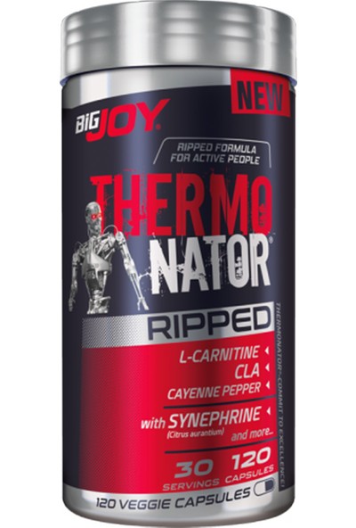 Bigjoy Sports Terminatör Ripped L-Carnitine CLA Yağ Yakici Termojenik Zayiflama 120 Kapsül Bigjoy Sports Terminatör Ripped L-Carnitine CLA Yağ Yakici Termojenik Zayiflama 120 Kapsül