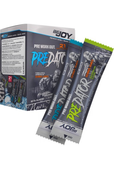 Bigjoy Sports Predator Preworkout Beta-Alanine L- Citrulline Tekli Mix Aroma Sachet Bigjoy Sports Predator Preworkout Beta-Alanine L- Citrulline Tekli Mix Aroma Sachet