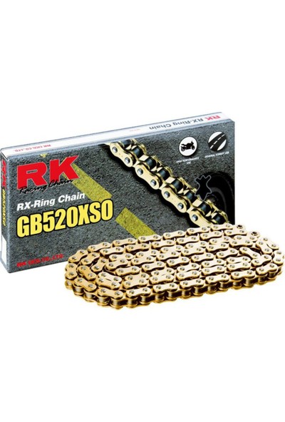 Kawasaki ZX-6R 600 R NINJA Rk X-Ring Zincir Gb 520 Xso 112L(2009-2013) Kawasaki ZX-6R 600 R NINJA Rk X-Ring Zincir Gb 520 Xso 112L(2009-2013)