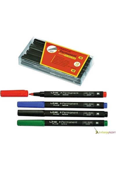 Lıneplus M/ Siyah Permanent Kalem 12'Li Lıneplus M/ Siyah Permanent Kalem 12'Li