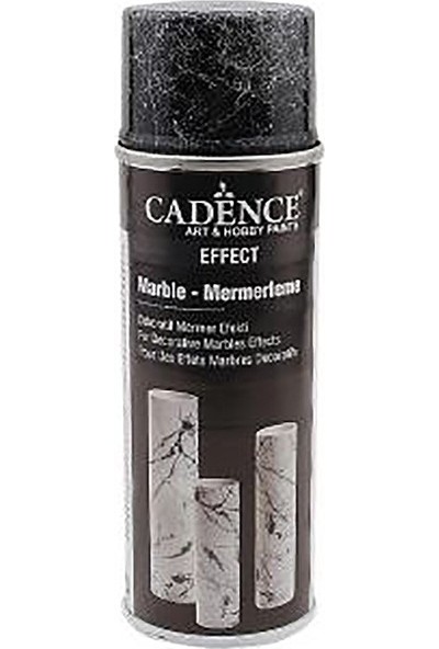 Cadence Sprey Mermer Efekti Boyası Gümüş Damarlı 200 ml Cadence Sprey Mermer Efekti Boyası Gümüş Damarlı 200 ml
