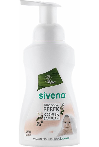 Siveno Bebek Köpük Şampuanı 250 ml Siveno Bebek Köpük Şampuanı 250 ml