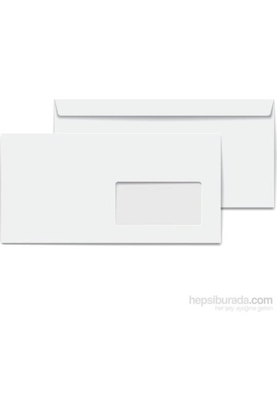 Diplomat Zarf Pencereli 10,5x24 110 gr 1.Hamur 500 Adet Diplomat Zarf Pencereli 10,5x24 110 gr 1.Hamur 500 Adet