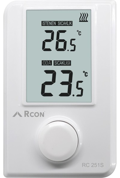 Rcon RC 251S Kablosuz Oda Termostatı Rcon RC 251S Kablosuz Oda Termostatı