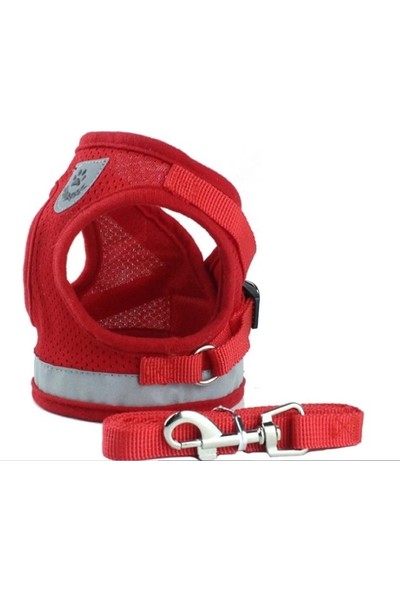 Şencanlar Kedi Köpek Kıyafeti Yansıtıcılı Tasmalı Yelek