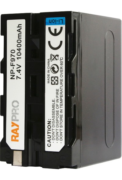 Raypro Sony Kamera ve LED Işıklar Için NP-F960 NP-F970 Batarya Pil Raypro Sony Kamera ve LED Işıklar Için NP-F960 NP-F970 Batarya Pil