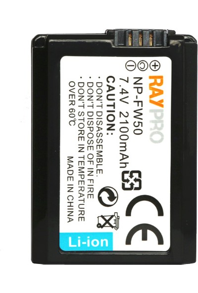 Raypro Sony Için NP-FW50 Batarya Pil