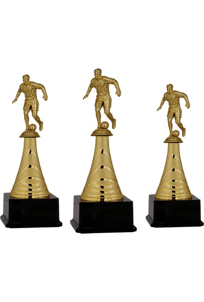 Futbol Figürlü Metal Ödül Kupası F35 - A Büyük Boy