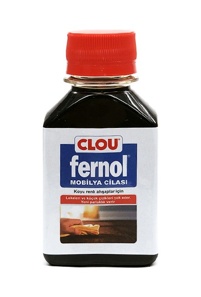 Clou Fernol Parlatıcı ve Çizik Giderici Mobilya Cilası Koyu Renk 100 ml