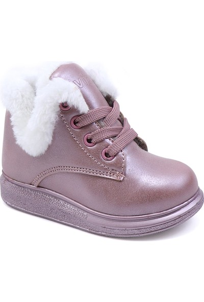 Vicco Bonita Kürklü Kız Bebe Pembe Bot