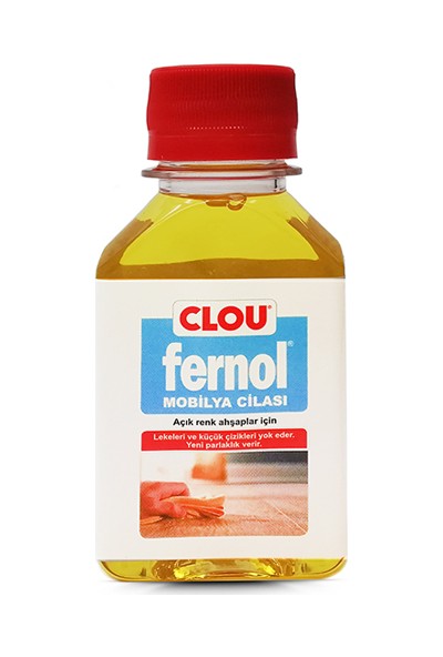 Clou Fernol Parlatıcı ve Çizik Giderici Mobilya Cilası Açık Renk 100 ml