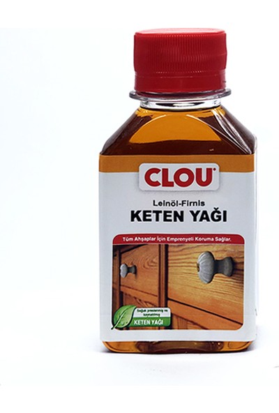 Clou Ahşap Keten Yağı 100 ml Renksi̇z Clou Ahşap Keten Yağı 100 ml Renksi̇z