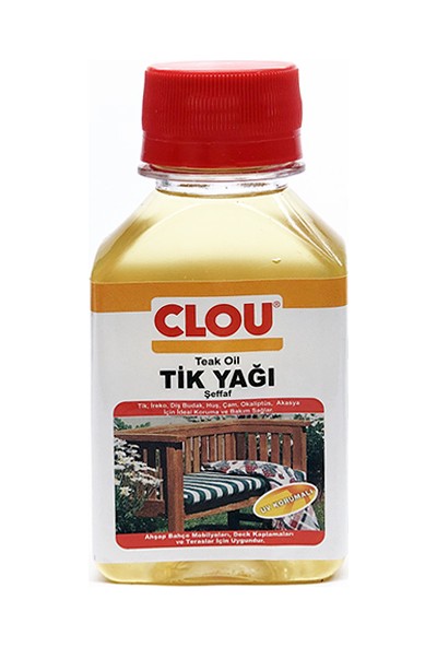 Clou Ti̇k Yağı Teak Oi̇l 100 ml Renksi̇z Clou Ti̇k Yağı Teak Oi̇l 100 ml Renksi̇z