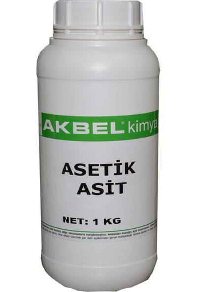 Akbel Asetik Asit 1 kg Akbel Asetik Asit 1 kg
