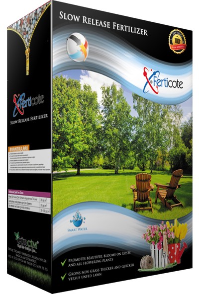 25-6-15+Me Ferticote 1 kg Çim Besleme ve Şok Tedavi Gübresi