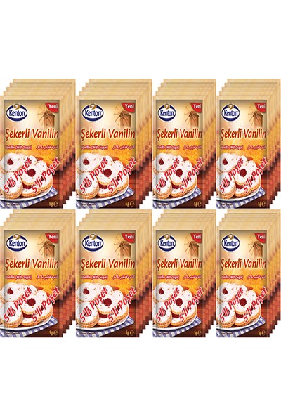 Kenton Şekerli Vanilin 5 gr 40'lı Paket