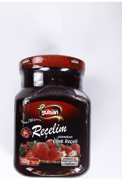 Gülsan Çilek Reçeli 1800 gr Gülsan Çilek Reçeli 1800 gr