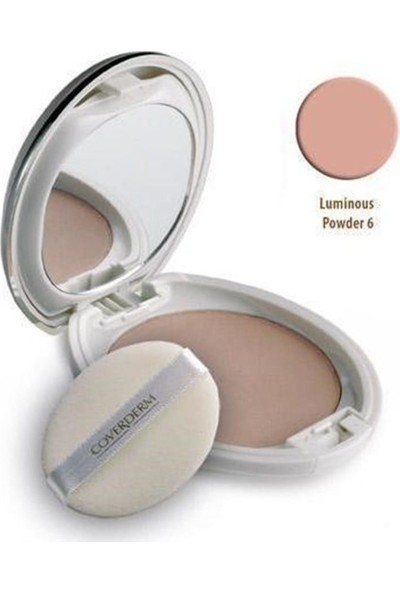 Coverderm Compact Powder Vanish No:6 Pudra 10 gr Coverderm Compact Powder Vanish No:6 Pudra 10 gr