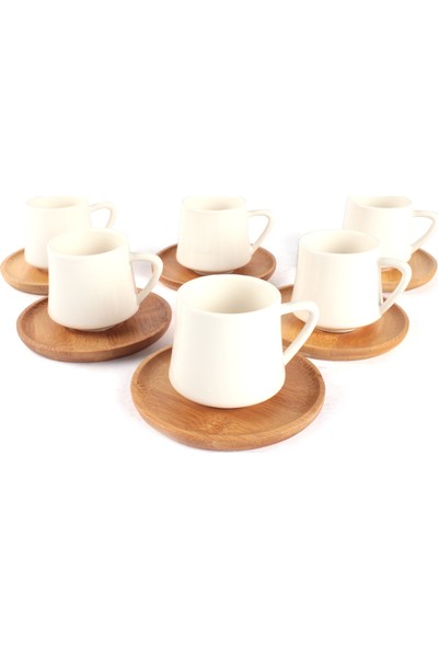 Perotti Bambu Tabaklı Fincan Seti