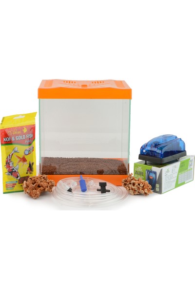 Seraryum Turuncu Seraryum Seti - Masaüstü Akvaryum Seti Seraryum Turuncu Seraryum Seti - Masaüstü Akvaryum Seti