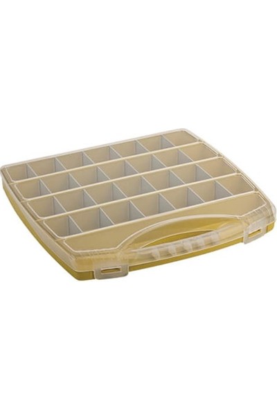 Hipaş Plastik - 28 Bölmeli Kapaklı Organizer Kutu - 728 Hipaş Plastik - 28 Bölmeli Kapaklı Organizer Kutu - 728