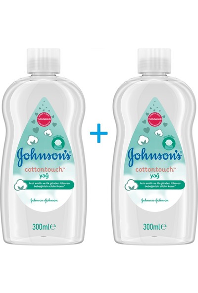 Johnsons Johnson's Cottontouch Yenidoğan Bebek Yağı 300 ml - 2 Adet Johnsons Johnson's Cottontouch Yenidoğan Bebek Yağı 300 ml - 2 Adet